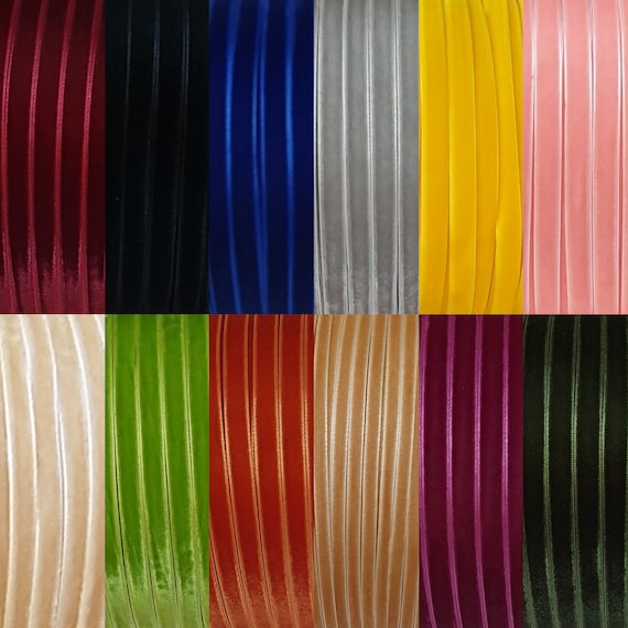 16mm Width 5/8 Inch Luxury Velvet Ribbon 3 Metres Over - Etsy