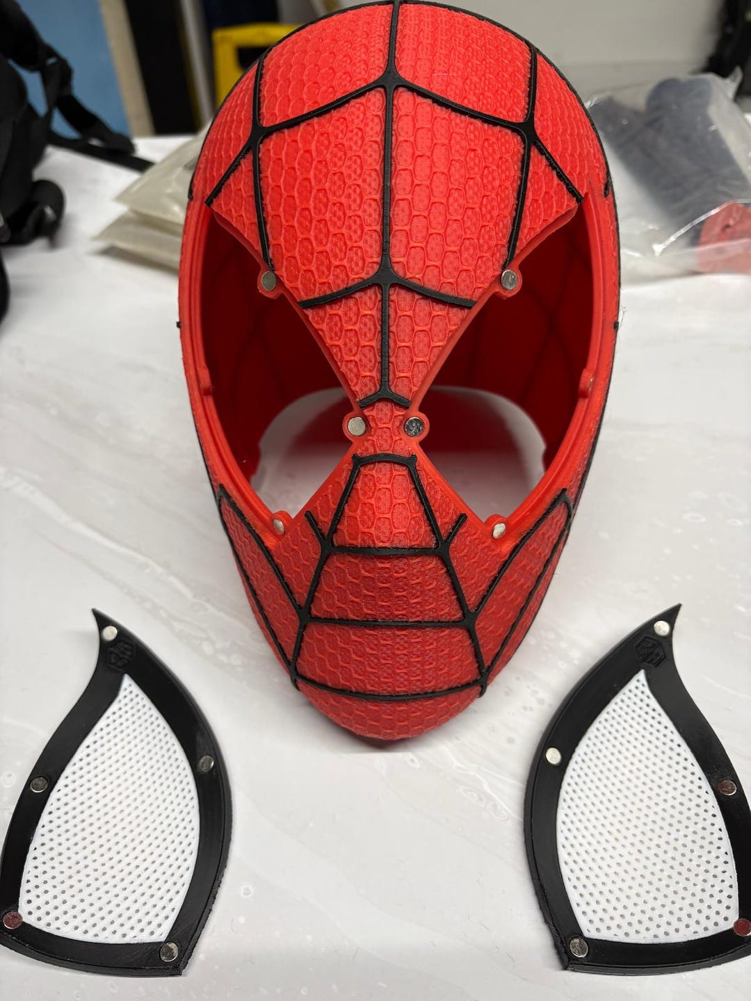 3D Printed Replica Spiderman Mask - Etsy