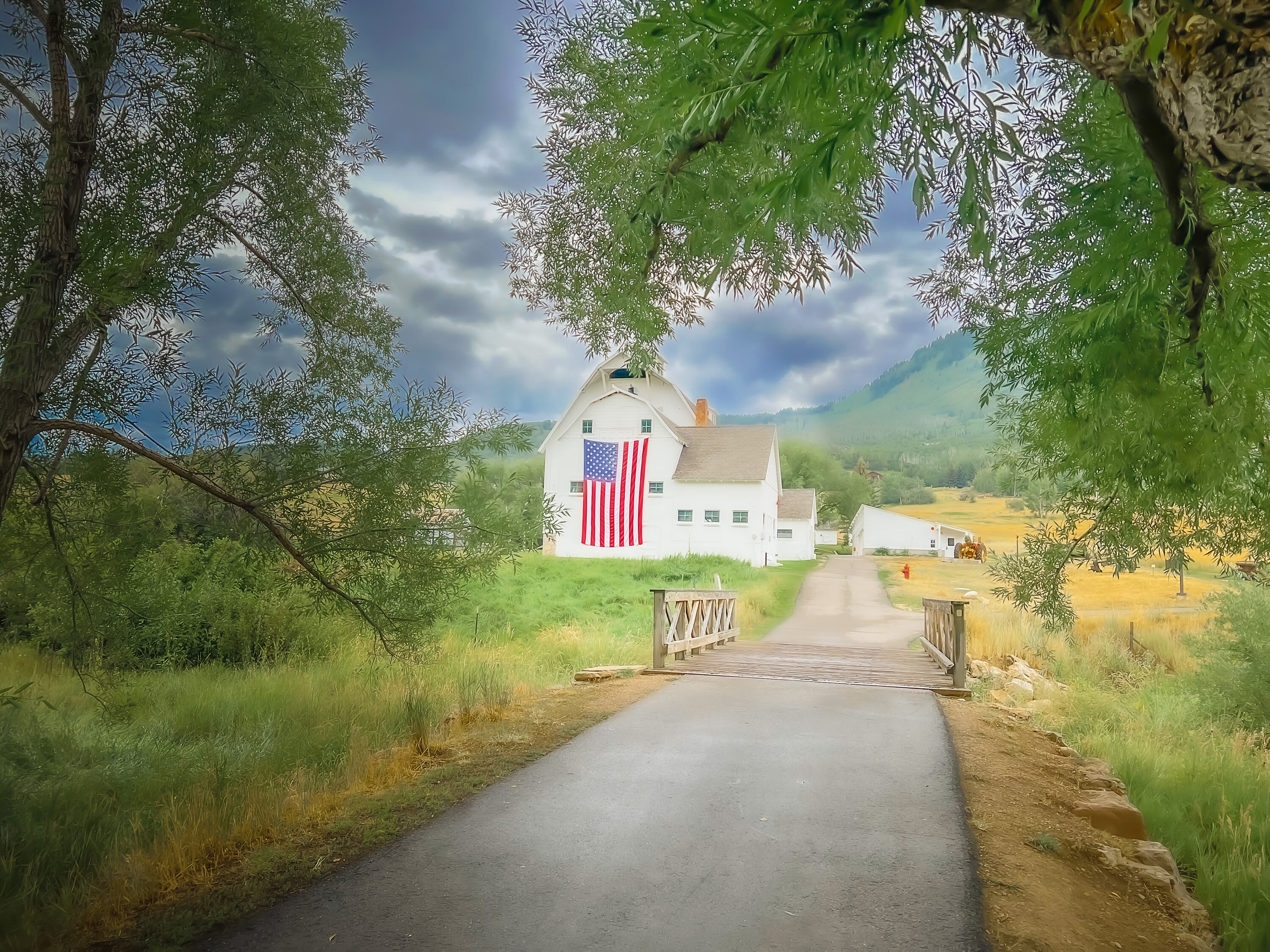 Rustic Barn Photo White Barn Print Mcpolin Farm Photo - Etsy