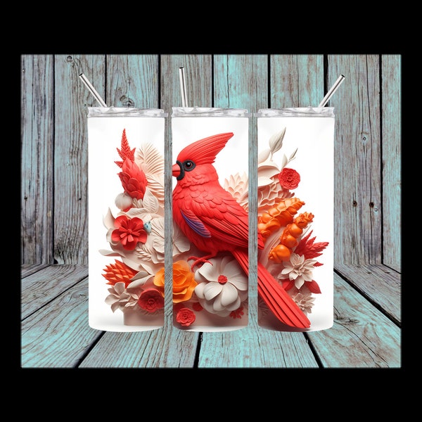 Cardinal and Straw - Etsy