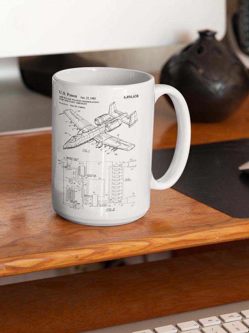 A-10 Warthog Patent 15 Oz. Ceramic Coffee Mug - Etsy