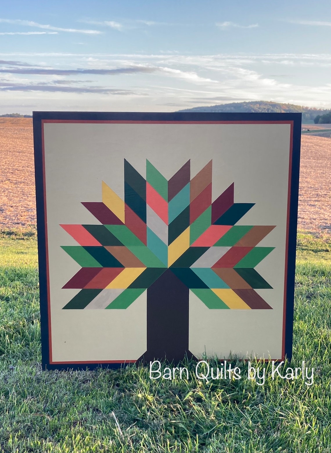 Tree Barn Quilt, Tree of Life, Wood Barn Quilt, Wall Hanging, Painting ...