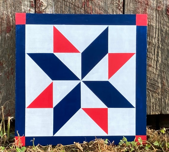 Patriotic Barn Quilt Barn Quilts Wall Hanging Wall Decor - Etsy
