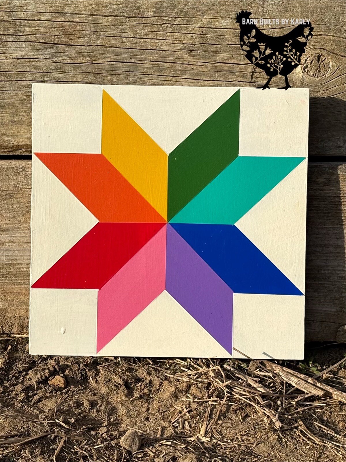 Barn Quilt, Star Barn Quilt, Wall Decor Barn Quilts, Star, Home Decor ...