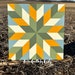 Barn Quilt, Star Barn Quilt, Wall Decor Barn Quilts, Starburst, Home ...