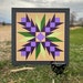 Barn Quilt, Thistle Rose Barn Quilt, Wall Decor Barn Quilts, Thistle ...