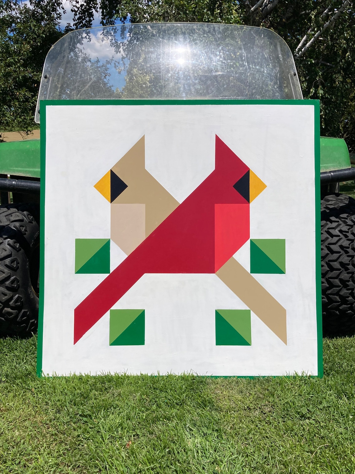 Barn Quilt Cardinal Barn Quilt Wall Decor Barn Quilts - Etsy