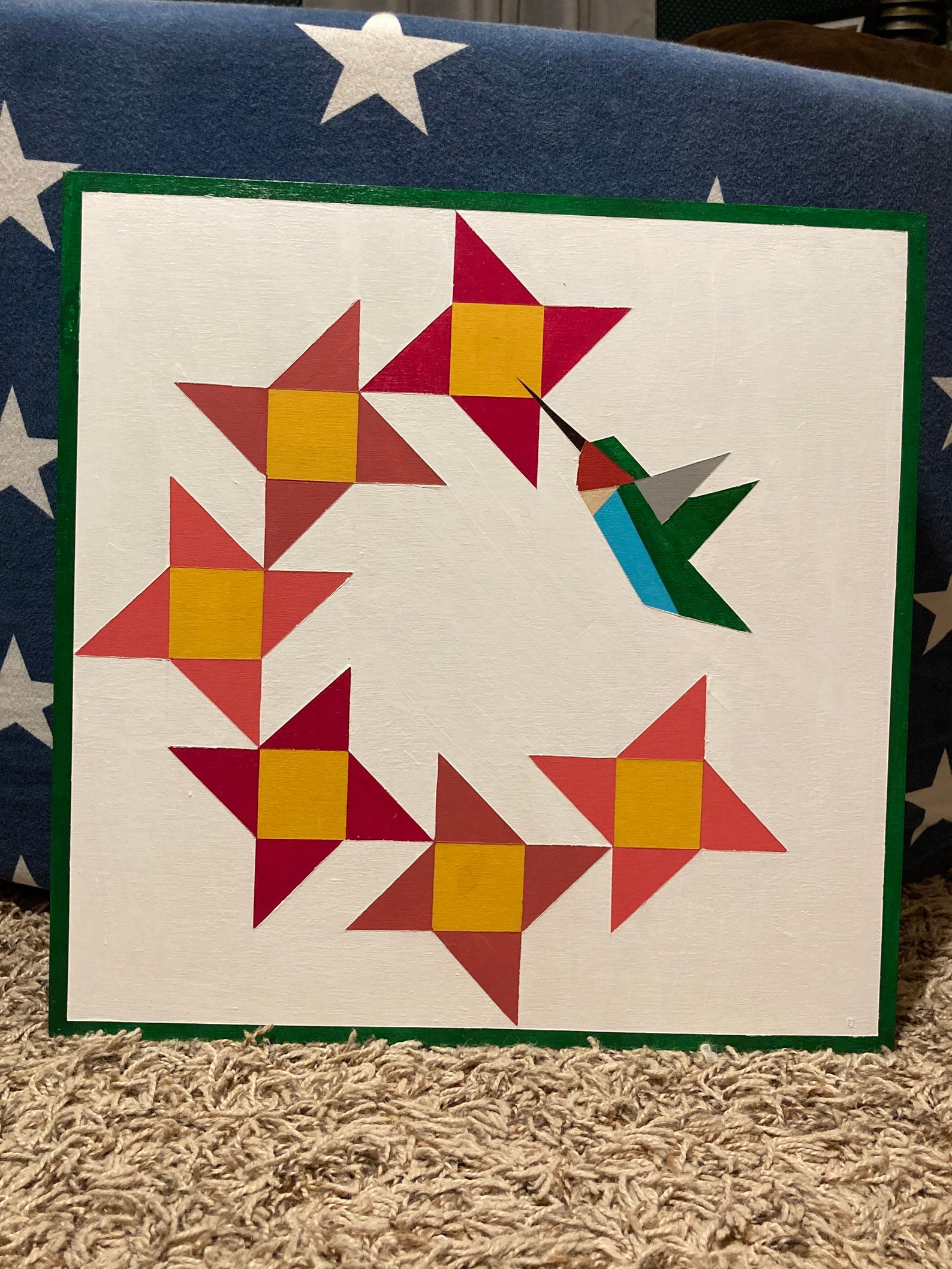 Barn Quilt Hummingbird Barn Quilt Wall Decor Barn Quilts - Etsy