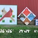 Barn Quilt, Rose Barn Quilt, Wall Decor, Handmade, Barn Quilts, Flowers ...
