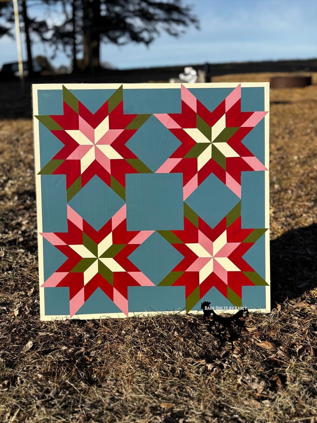 Barn Quilt, Star Barn Quilt, Wall Decor Barn Quilts, Star, Home Decor ...