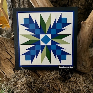 Barn Quilt, Thistle Rose Barn Quilt, Wall Decor Barn Quilts, Thistle ...