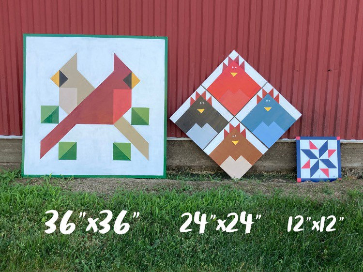 Barn Quilt Thistle Rose Barn Quilt Wall Decor Barn Quilts - Etsy