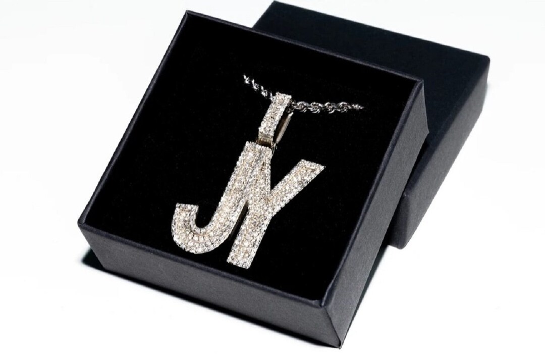 Custom Diamond Logo Pendant - Etsy