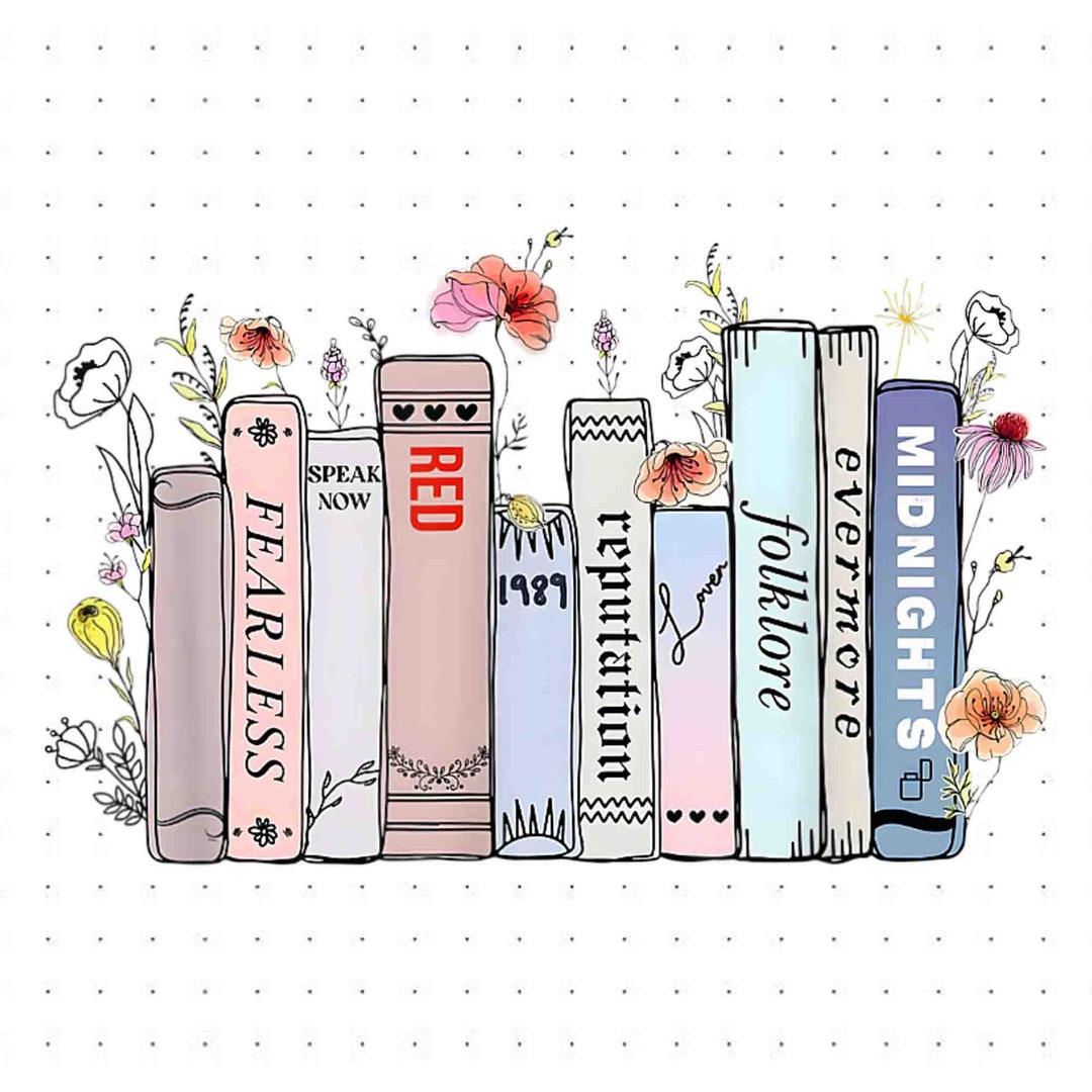 Albums as Books Sublimation Music Pngts Midnights Album - Etsy