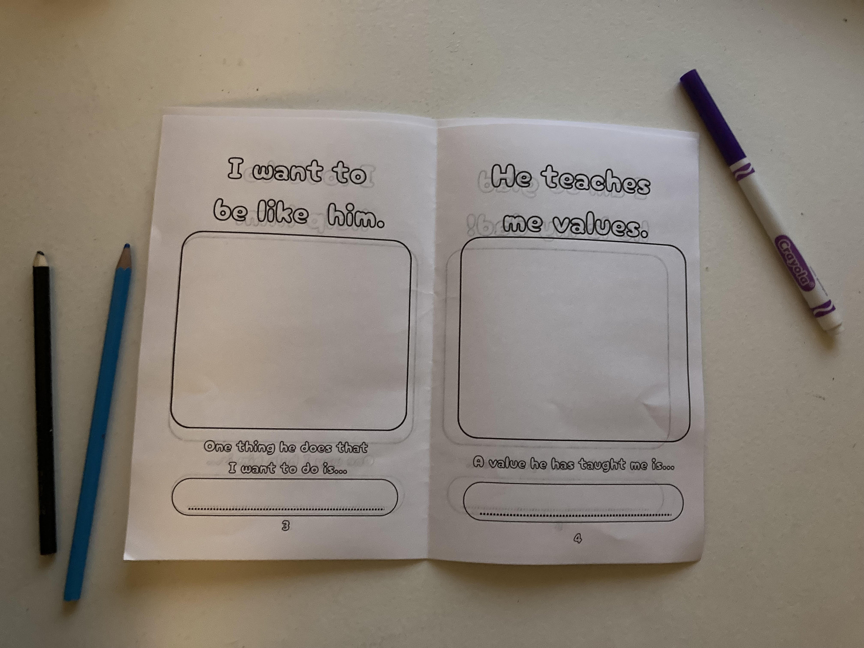 Printable Father's Day Booklet Based on LDS Song My Daddy is My ...