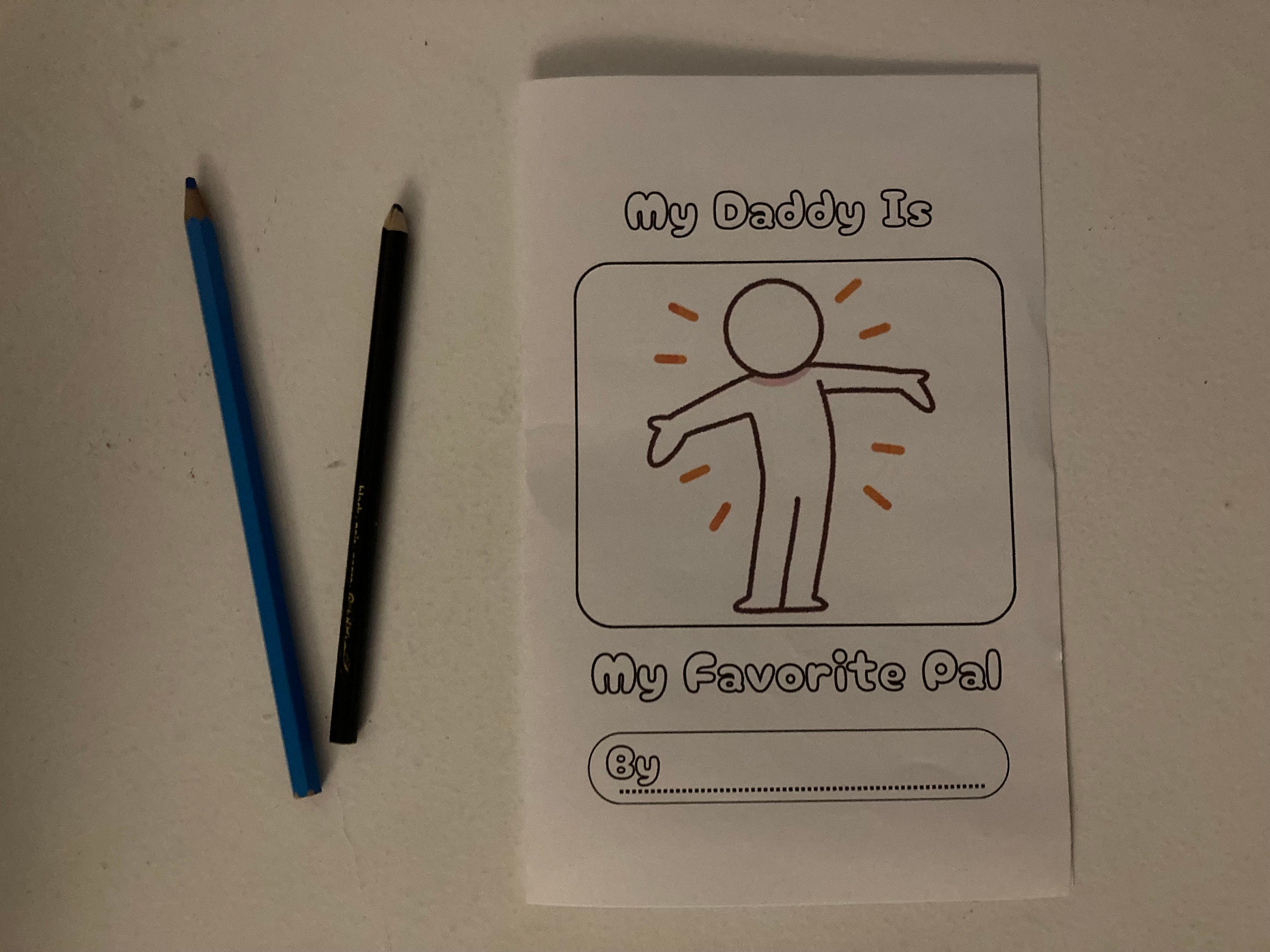 Printable Father's Day Booklet Based on LDS Song My Daddy is My ...