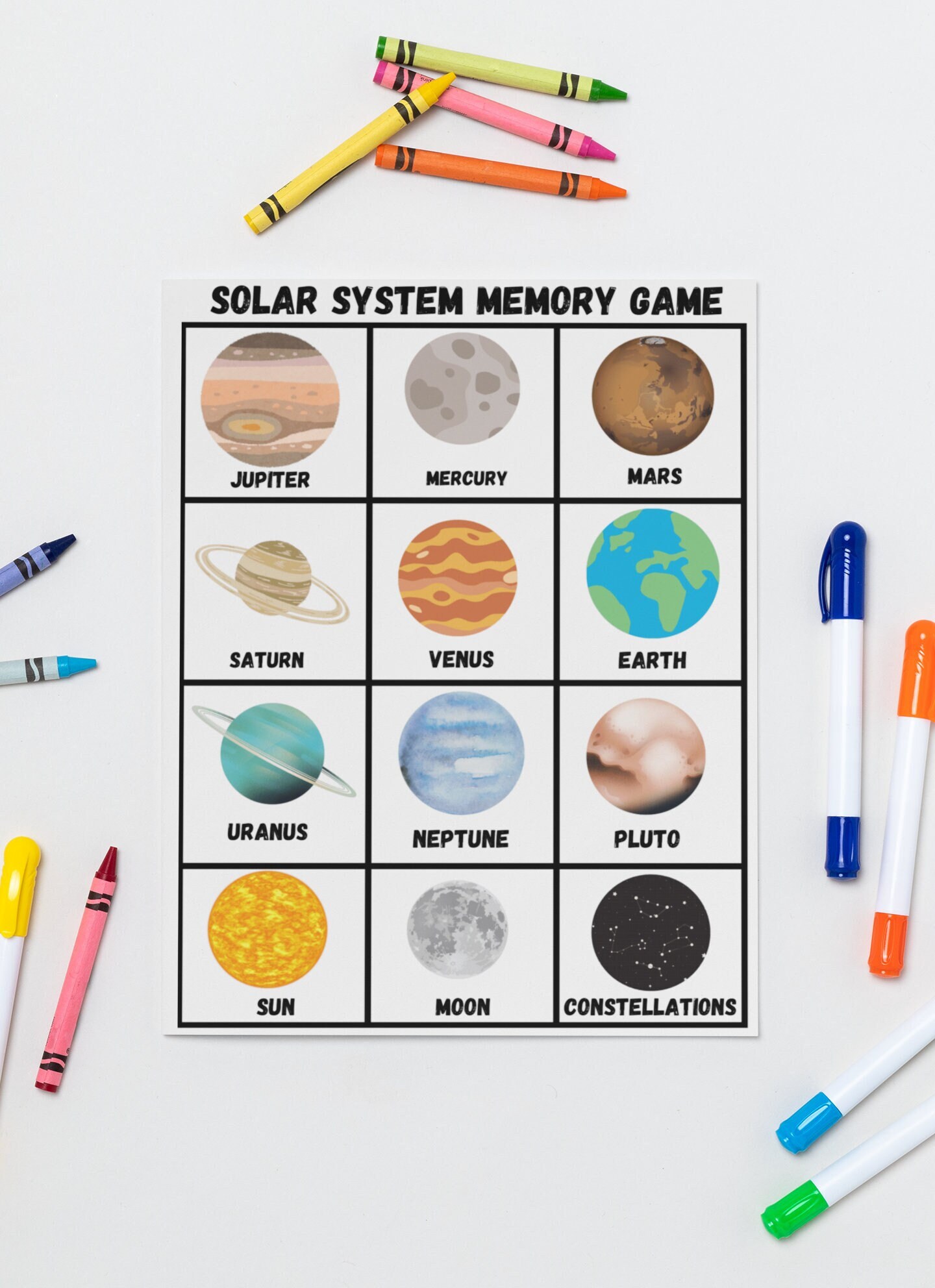 Home School Solar System Activity - Etsy