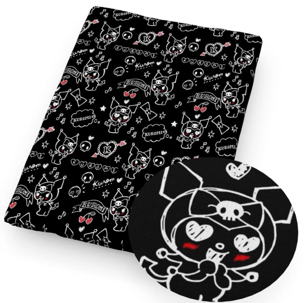 Kuromi Cotton Fabric DIY - Etsy