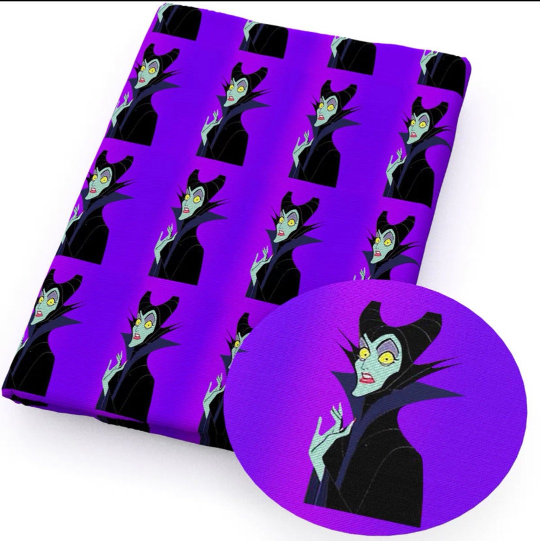 Cute Cartoon Disney Evil Ursula Maleficent ,polyester Cotton Fabric DIY ...