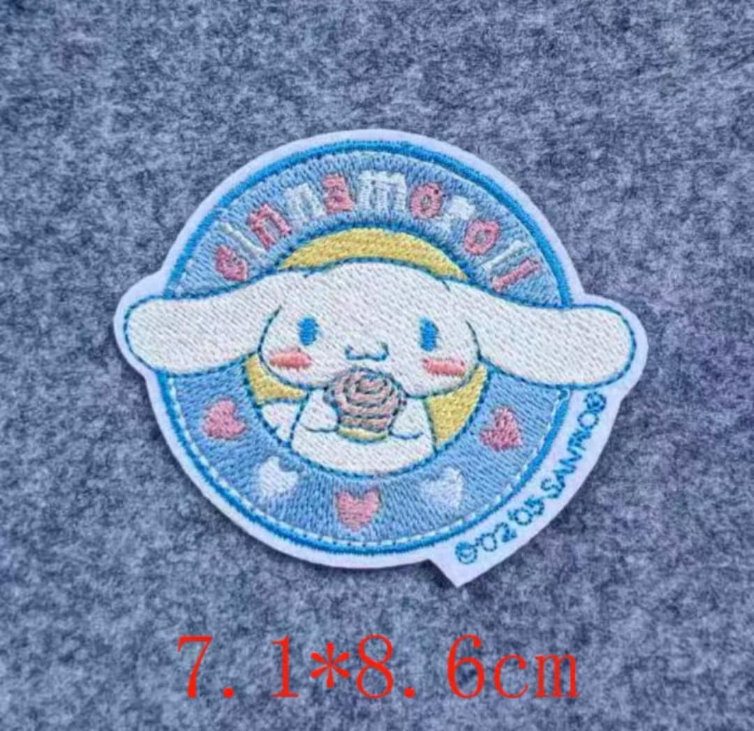 Cinnamoroll Sew on ,iron on Embroidery Patch, Applique - Etsy