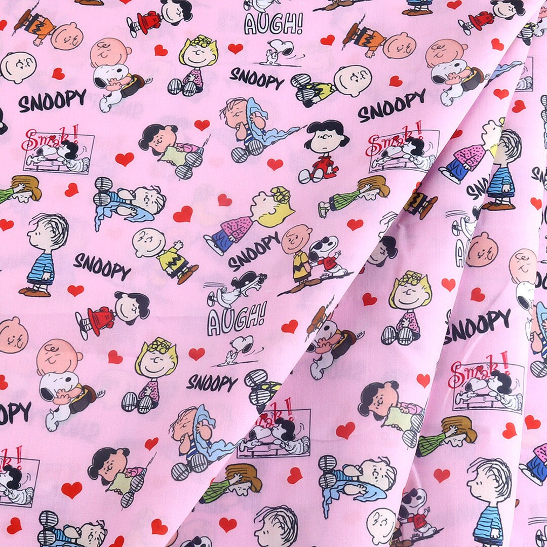 Cute Cartoon Snoopy Cotton Fabric DIY - Etsy