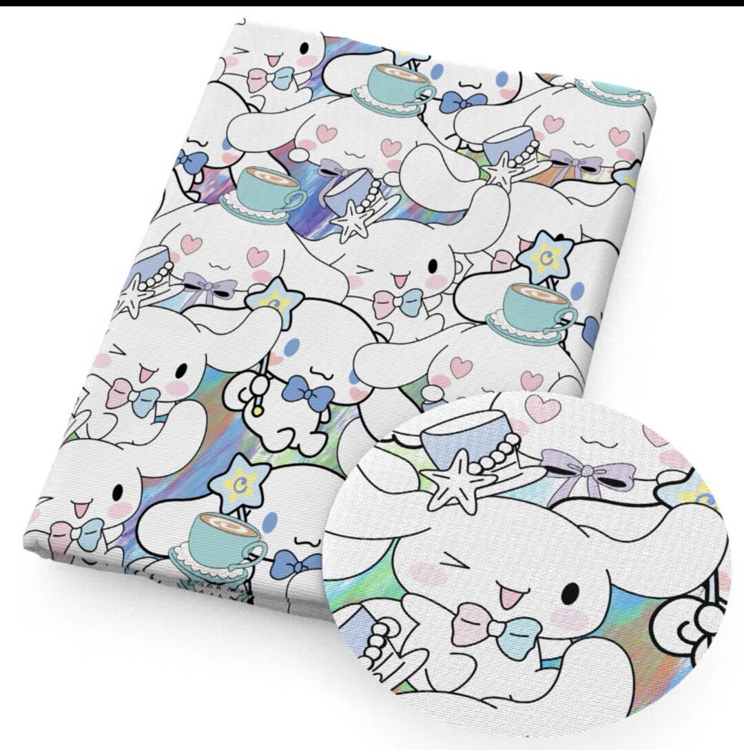 Cinnamoroll Cotton Fabric DIY - Etsy