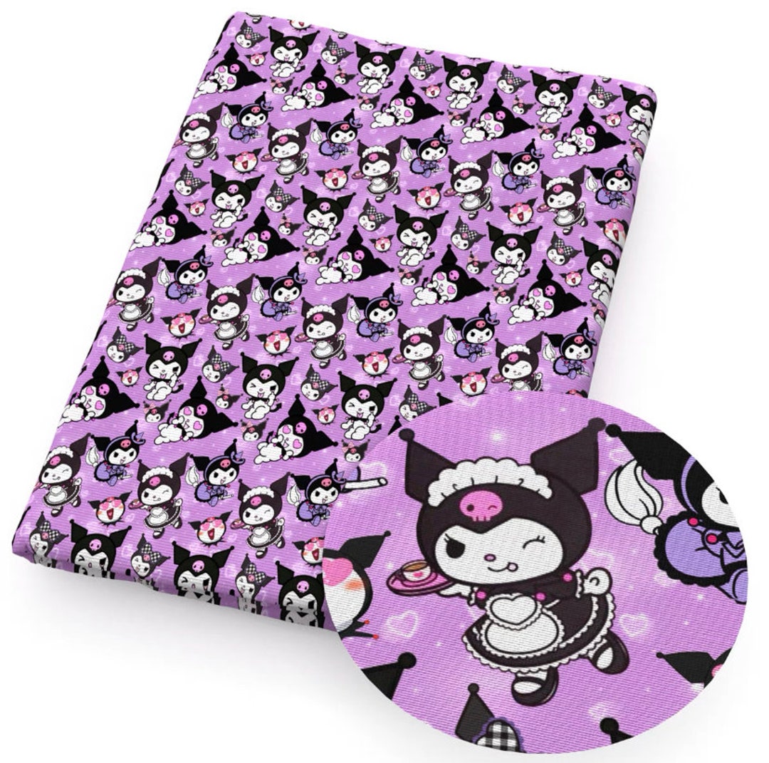 Kuromi Cotton Fabric DIY - Etsy