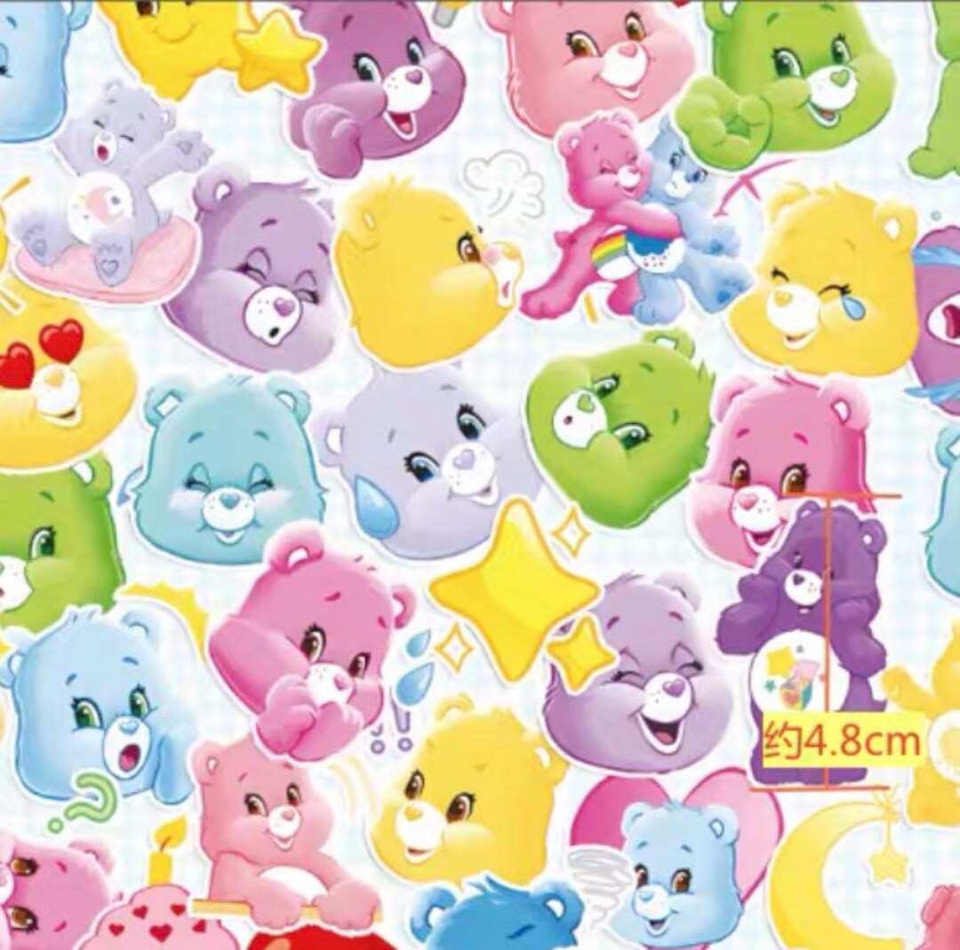 Cute Cartoon Care Bears Polyester Waterproof Fabric DIY - Etsy
