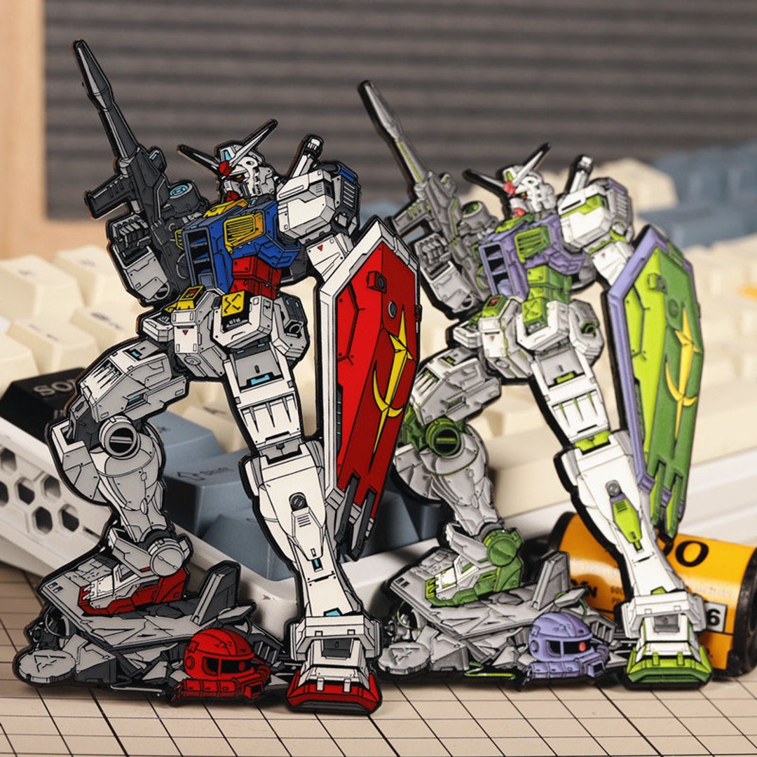 Gundam RX-78, Eva Color Painted Coating Zinc Alloy Pin - Etsy