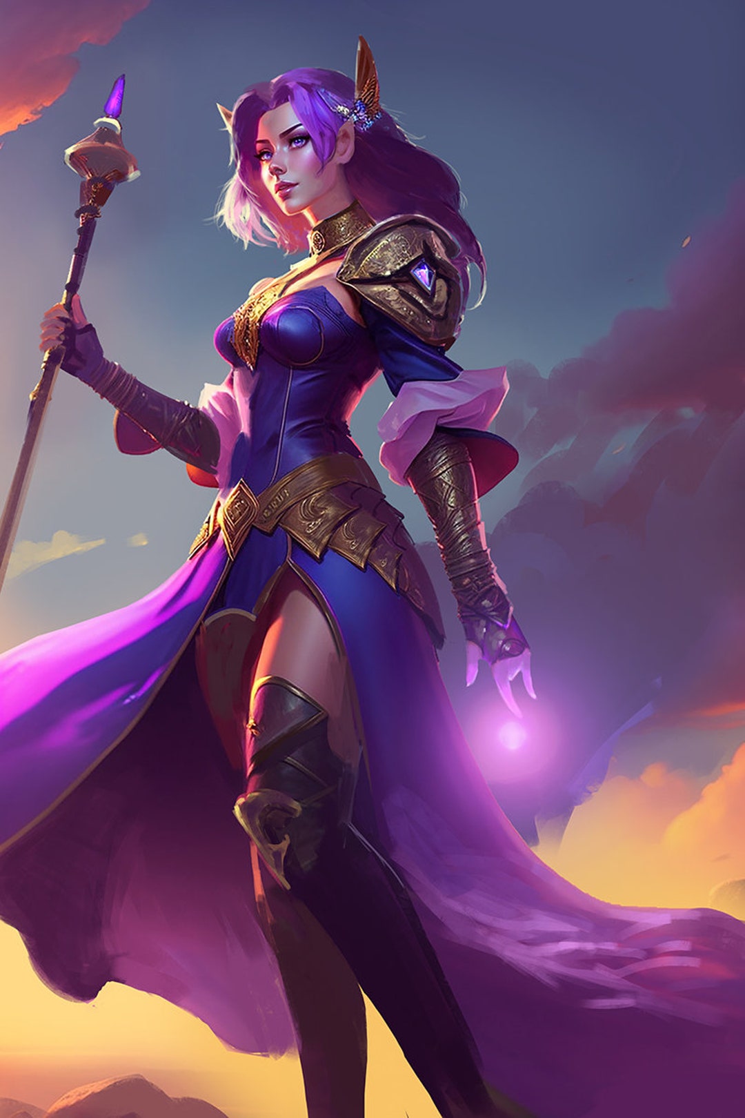 Fantasy Character Concept Book Cover Art Portraits Token - Etsy