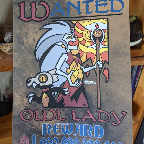 Eda's Wanted Poster Print - Etsy