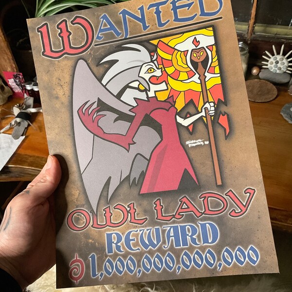 The Owl House Eda Wanted Poster - Etsy Denmark