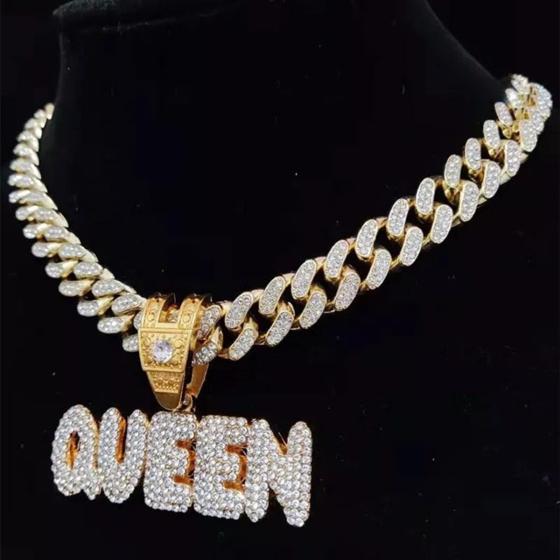 QUEEN Icy Chain - Etsy