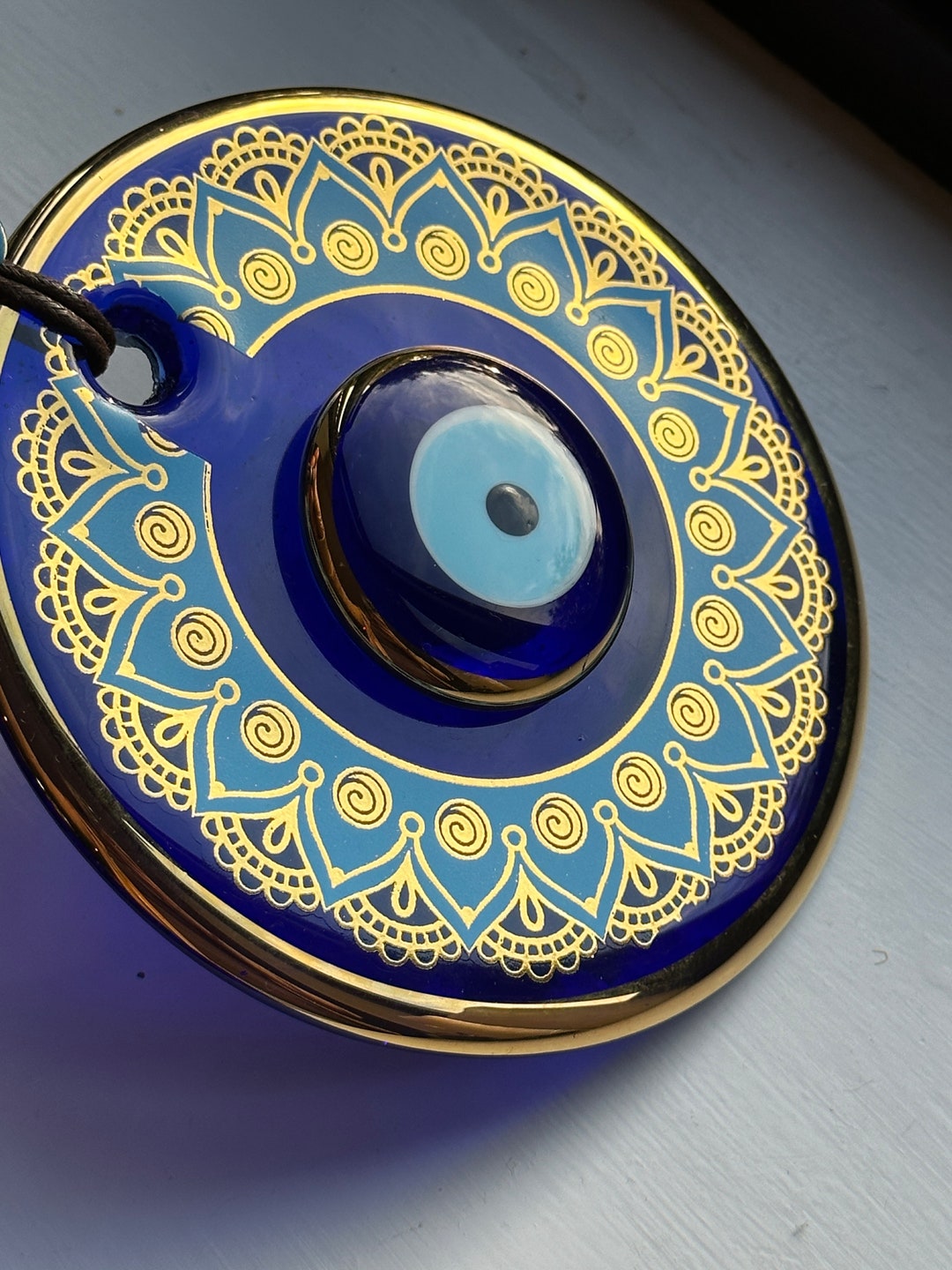 Evil Eye Wall Decor, Gold Pattern Wall Hanging,greek Evil Eye, Home ...