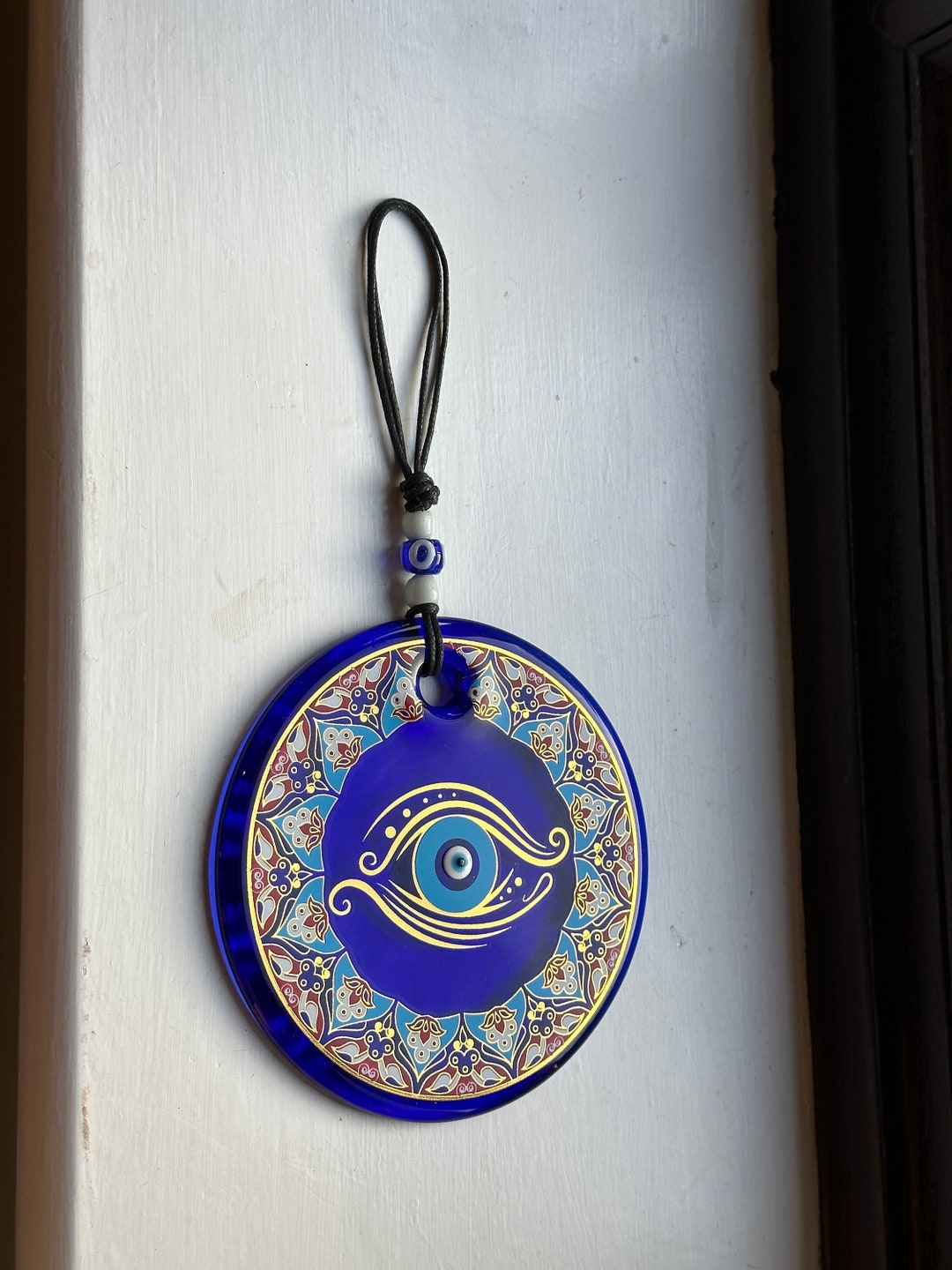 Evil Eye Wall Decor, Gold Pattern Wall Hanging,greek Evil Eye, Home ...