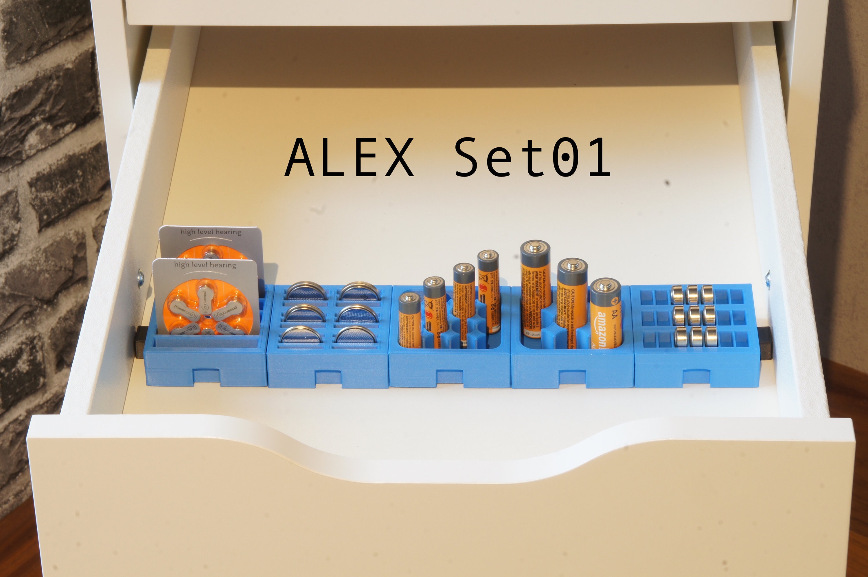 Battery Box Organization System - Value Set - Drawer Organizer ...