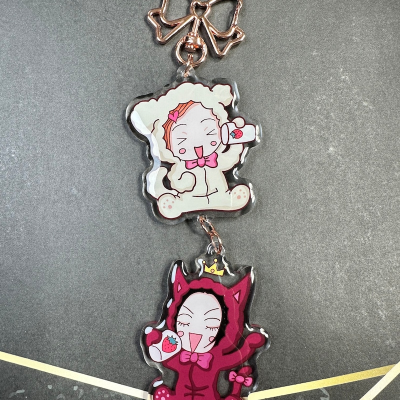 Anime Keychain - Etsy