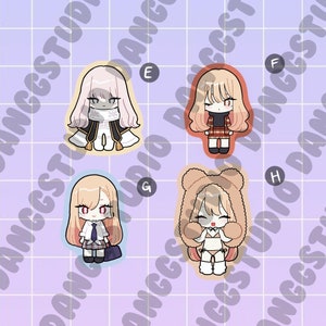 MDUD Cartoon Chibi Cosplay Marin Die Cut Sticker Pack | Anime Sticker ...