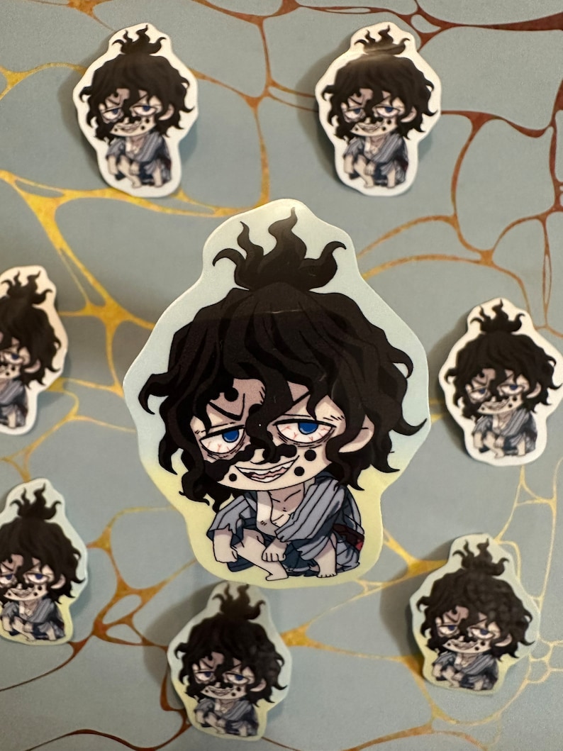 Demon Anime DS Demon Bro and Sis Die Cut Sticker | Anime Sticker ...
