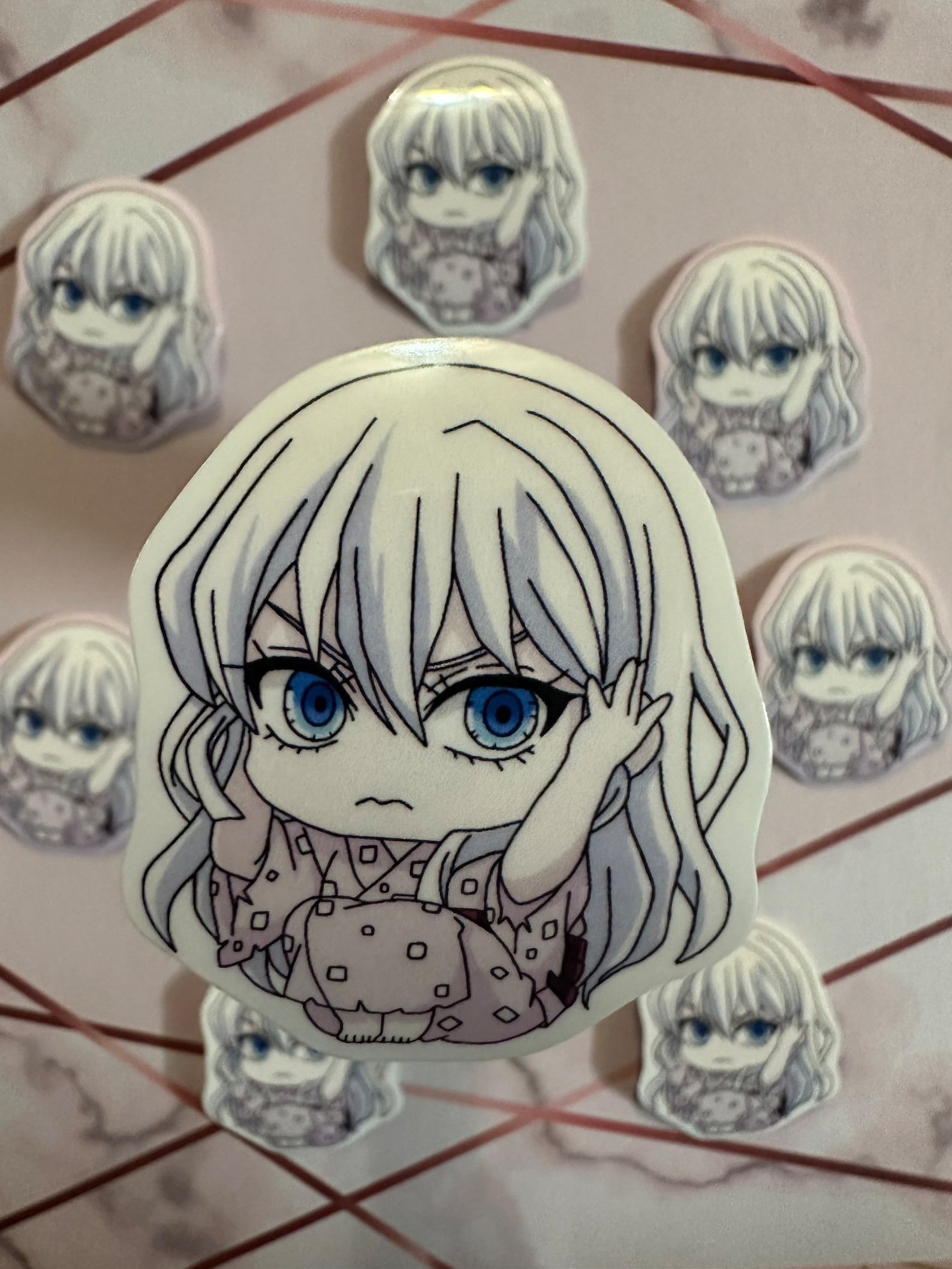 Demon Anime DS Demon Bro and Sis Die Cut Sticker Anime - Etsy