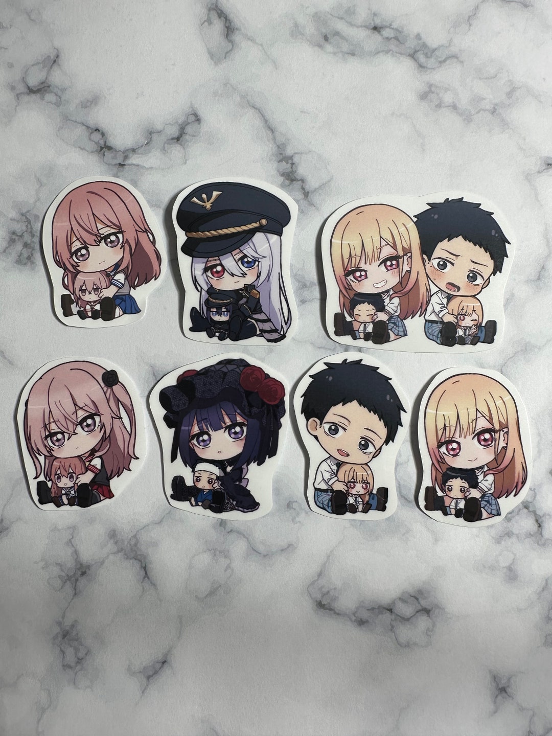 MDUD Chibi Die Cut Sticker | Anime Sticker | Weatherproof Matte Sticker ...