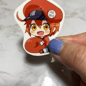 Cells Anime Die-cut Sticker Pack | Anime Sticker | Weatherproof Matte ...
