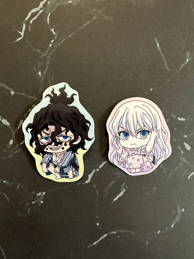 Demon Anime DS Demon Bro and Sis Die Cut Sticker | Anime Sticker ...