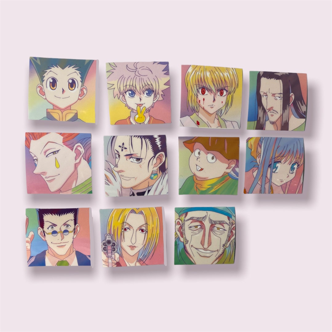 Hunter Anime Die Cut Mini Sticker | Anime Sticker | Weatherproof Matte ...