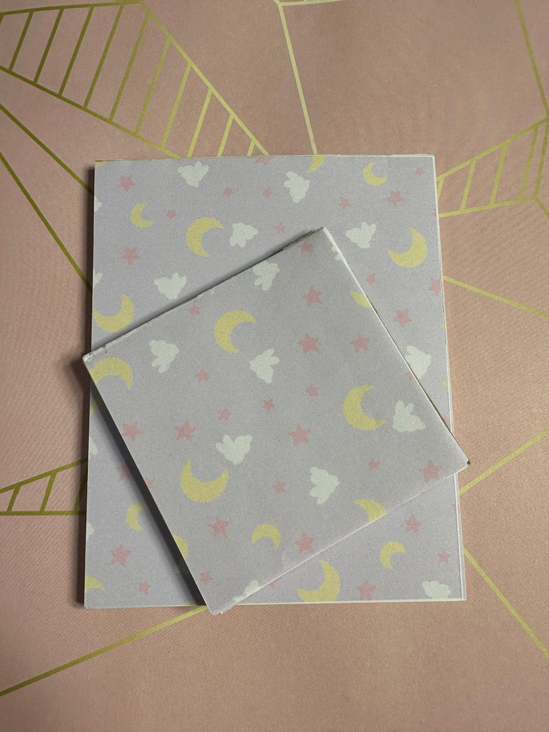 Anime Inspired Pretty Magical Guardian Girl Memo Pad 30 Sheets Handmade ...