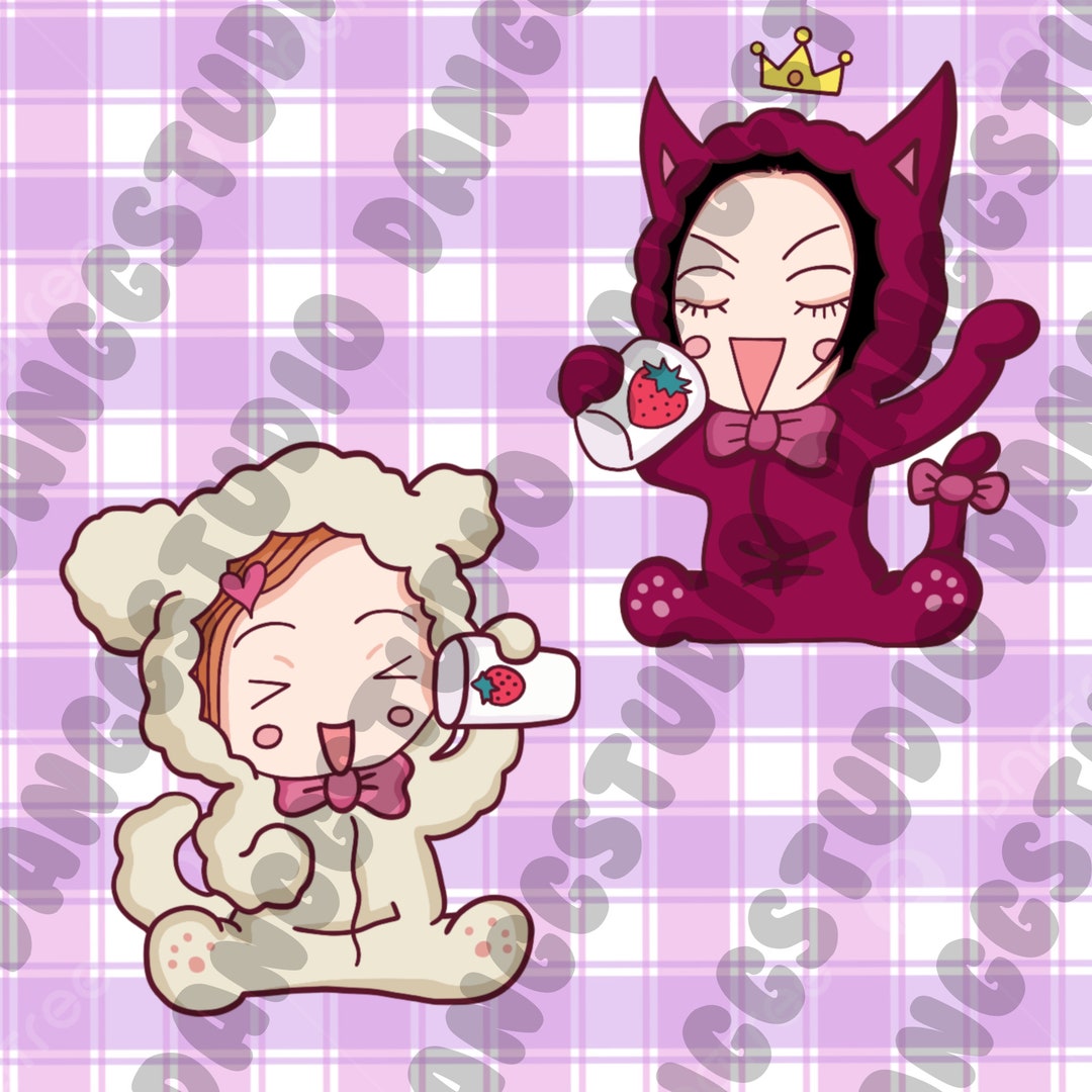 Kawaii Strawberry Karoke Anime Inspired Die Cut Sticker | Anime Sticker ...