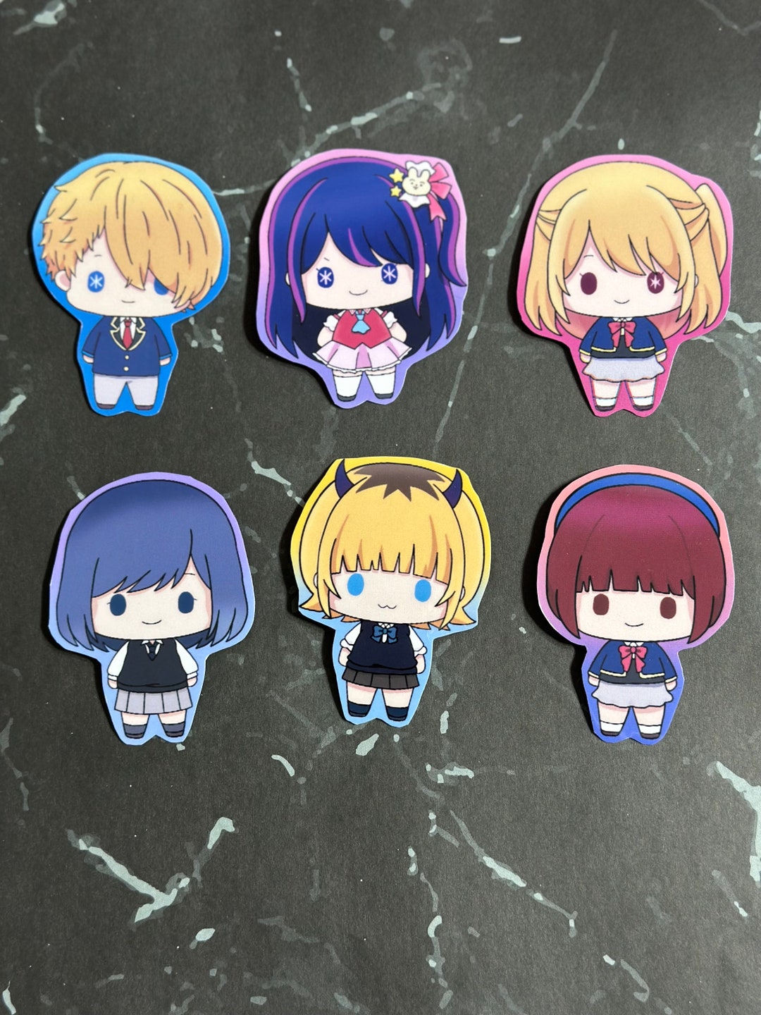 Idol Anime ONK Chibi V1 Oshi No Ko Die Cut Sticker Anime Sticker ...