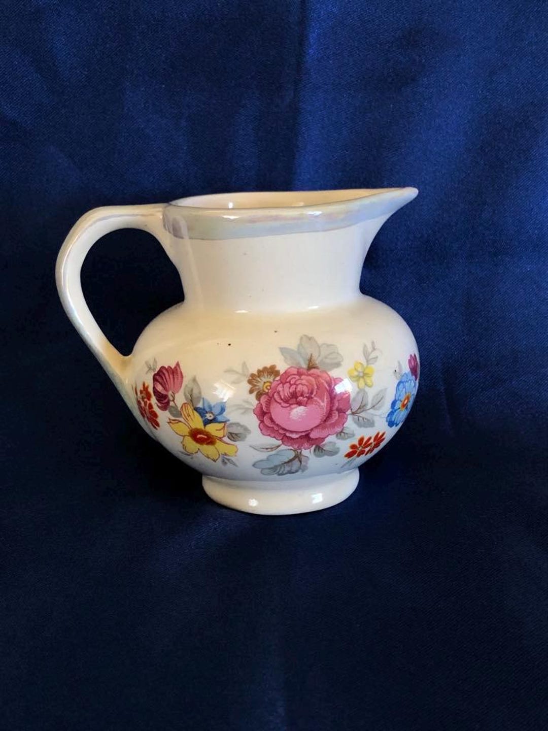 Lancaster & Sandland Pottery Small Floral Milk Jug - Etsy
