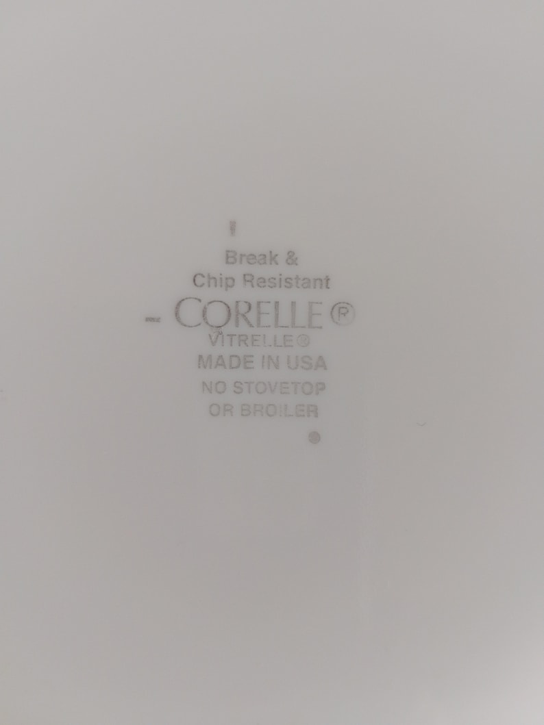 Corelle Vitrelle Salad Plates. Set of Four. - Etsy