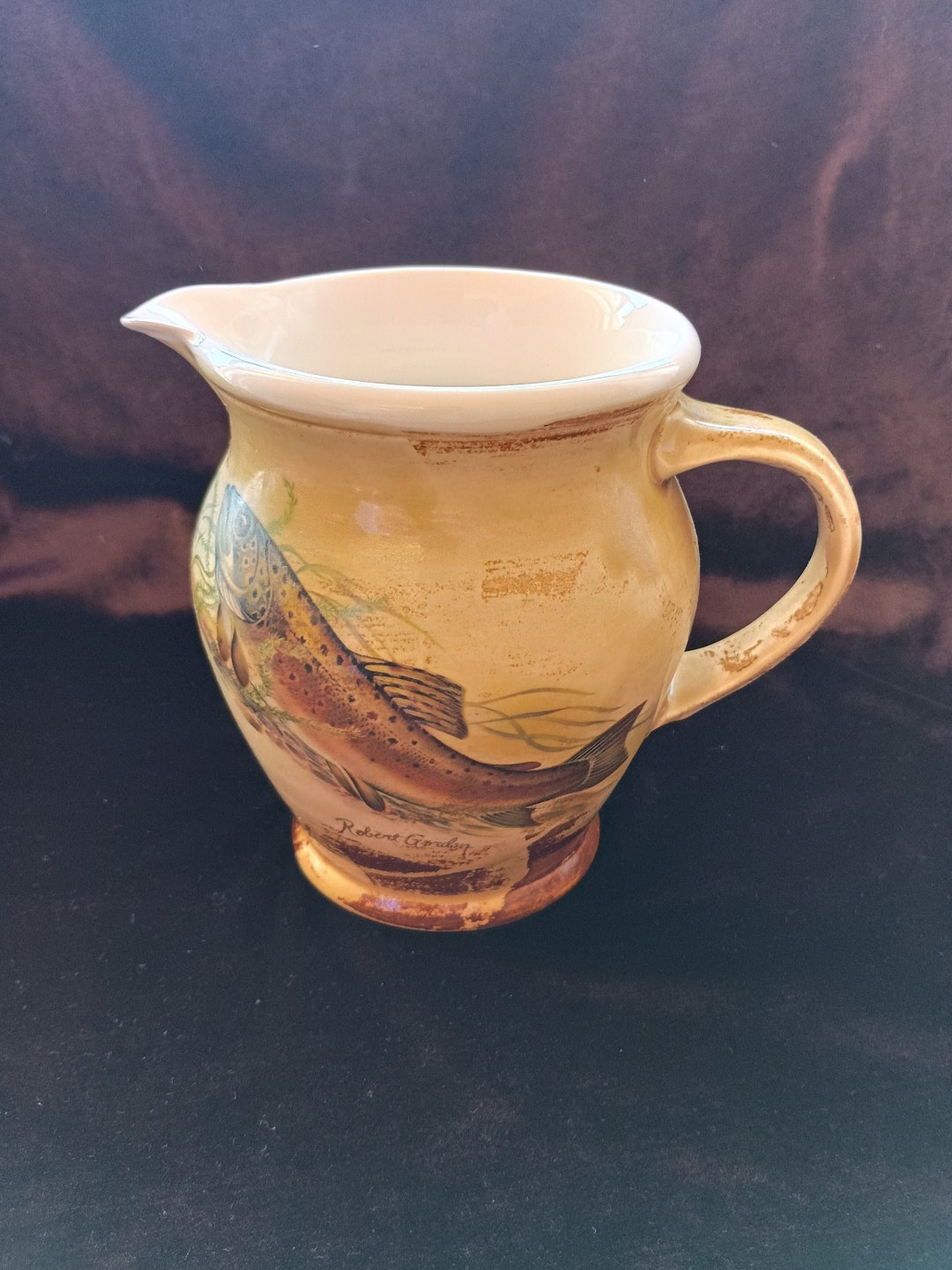 Robert Gordon Pottery Pitcher - Etsy
